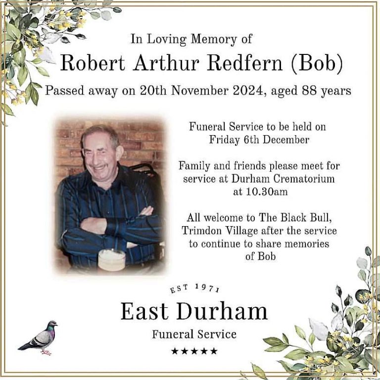 Trimdon Deaths - Trimdon Times